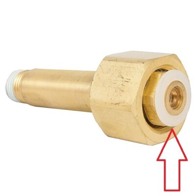 5 x CO2 Regulator Replacement White Washer Part for Gas Regulator Spare ...