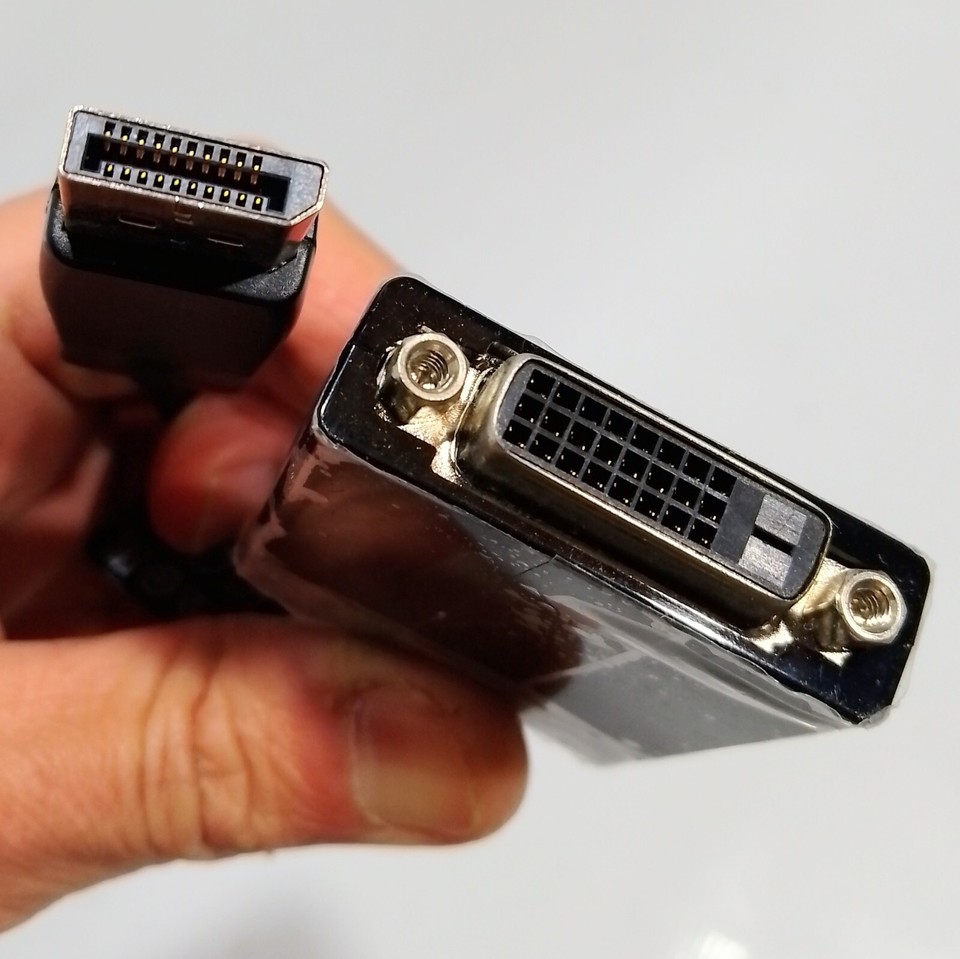 OEM Genuine Dell DisplayPort to DVI, Single Link KKMYD (064XF6) Model ...