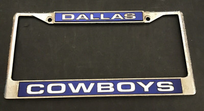 Dallas Cowboys License Plate Frame vintage NFL football sports | eBay