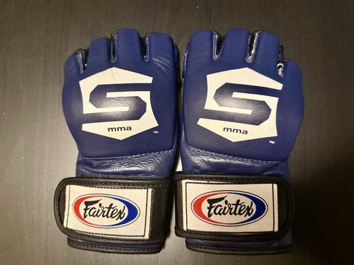 Official Strikeforce MMA Fight Gloves Fairtex Blue Size Small UFC ...