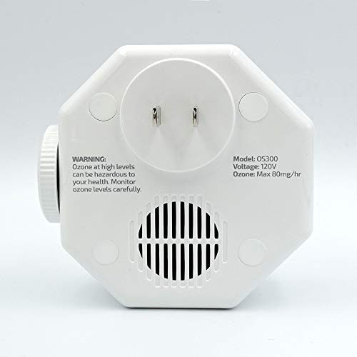 OS300 Professional Grade Mini Ozone Generator Ionizer for Deodorizing ...