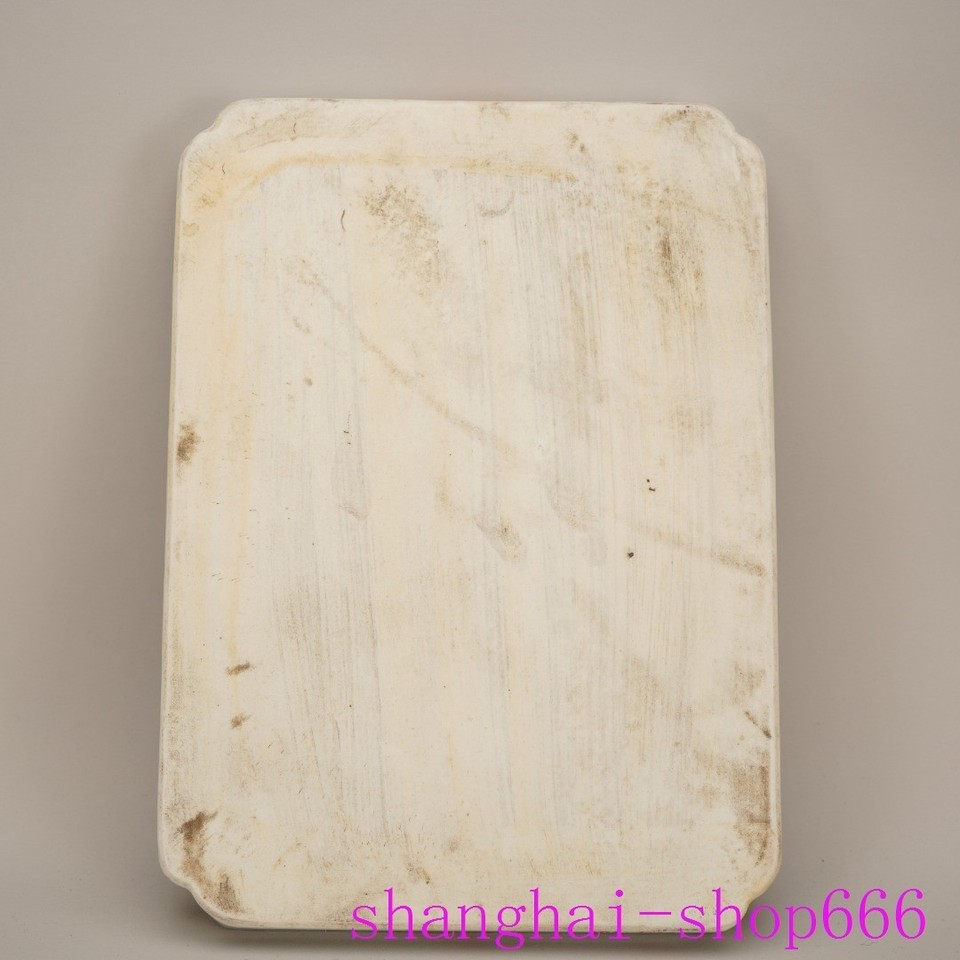 9.2"China Ancient dynasties Pastel porcelain Text “佛”Tea tray dish disc ...