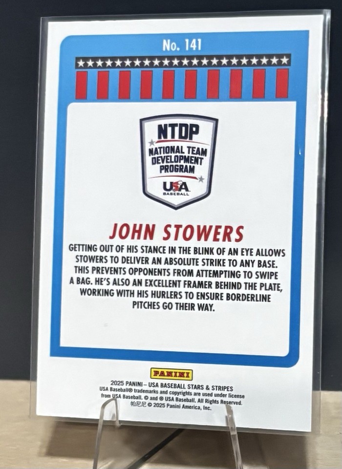 2025 Panini Stars and Stripes - John Stowers #141 (RC) Stars | eBay