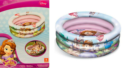 Disney Sofia The First - 3 Ring Pool - Inflatable Round Garden Swimming ...