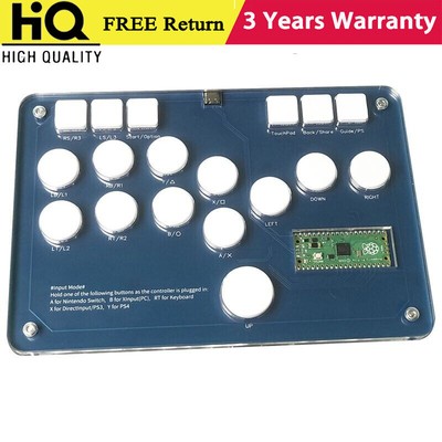 Right-Handed Arcade Controller Fight Sick Game Controller w/ Mechanical ...