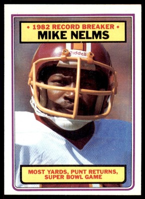 1983 TOPPS] MIKE NELMS. WASHINGTON REDSKINS #6 | eBay