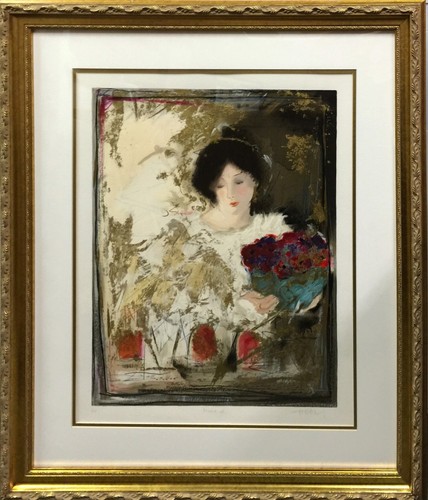JANET TREBY "MUSE II" | SIGNED SERIGRAPH | FRAMED | OTHERS AVAILABLE ...