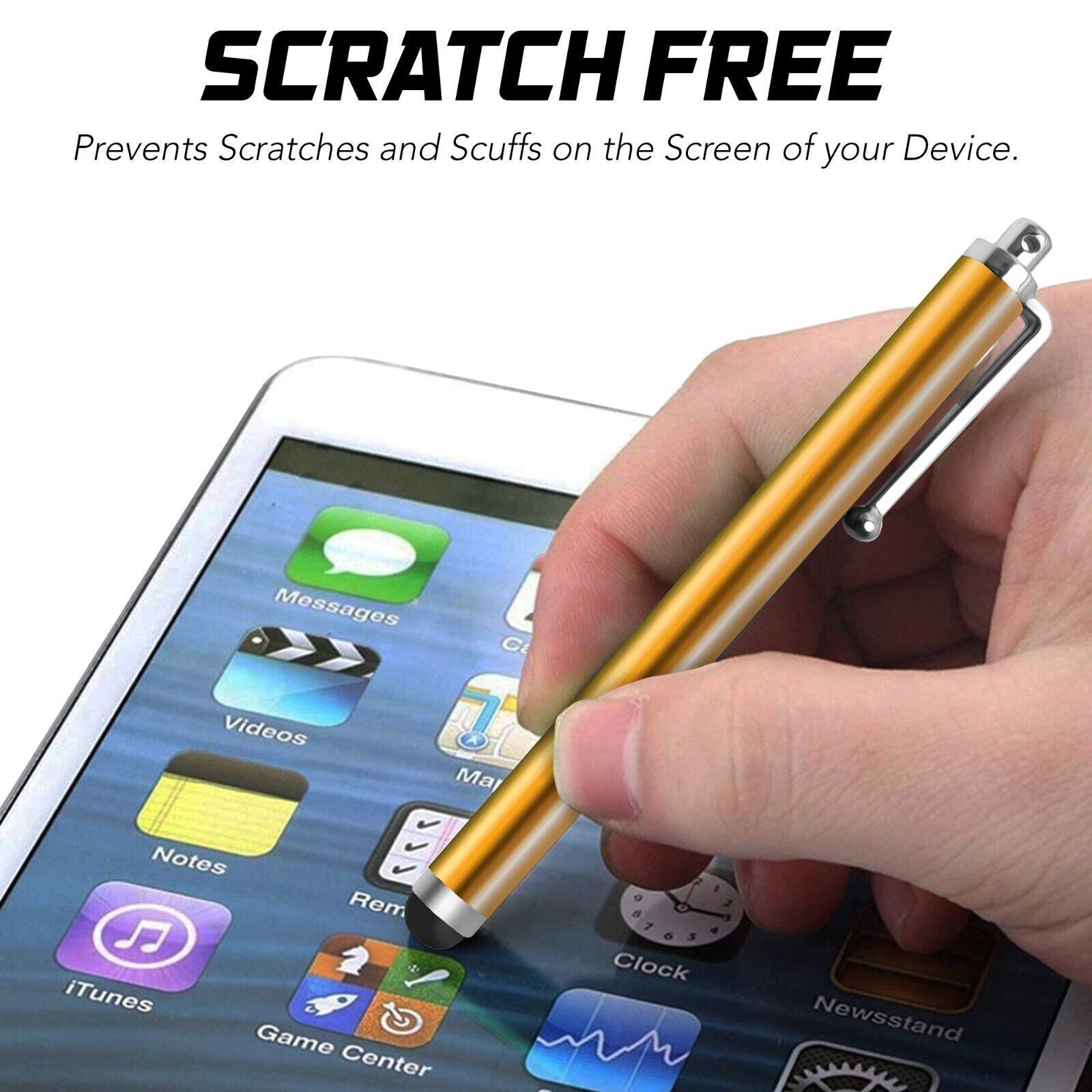 5x Touch Screen Stylus Pens Rubber Soft Tip for Mobile Phones Tablet ...