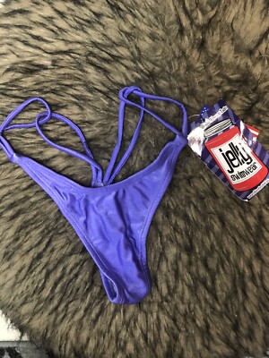 Jelly Swimwear Lavender Purple Micro Thong Bottom One Size | eBay