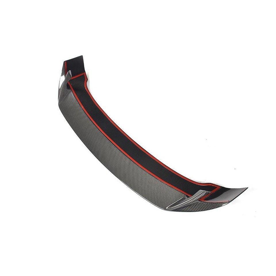 REAL CARBON Rear Roof Spoiler Window Wing Fit for Benz Smart Fortwo ...