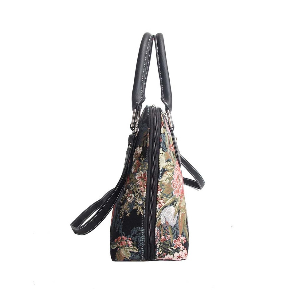 Signare Tapestry Hand Shoulder Crossbody Bag For Woman Floral Peony ...