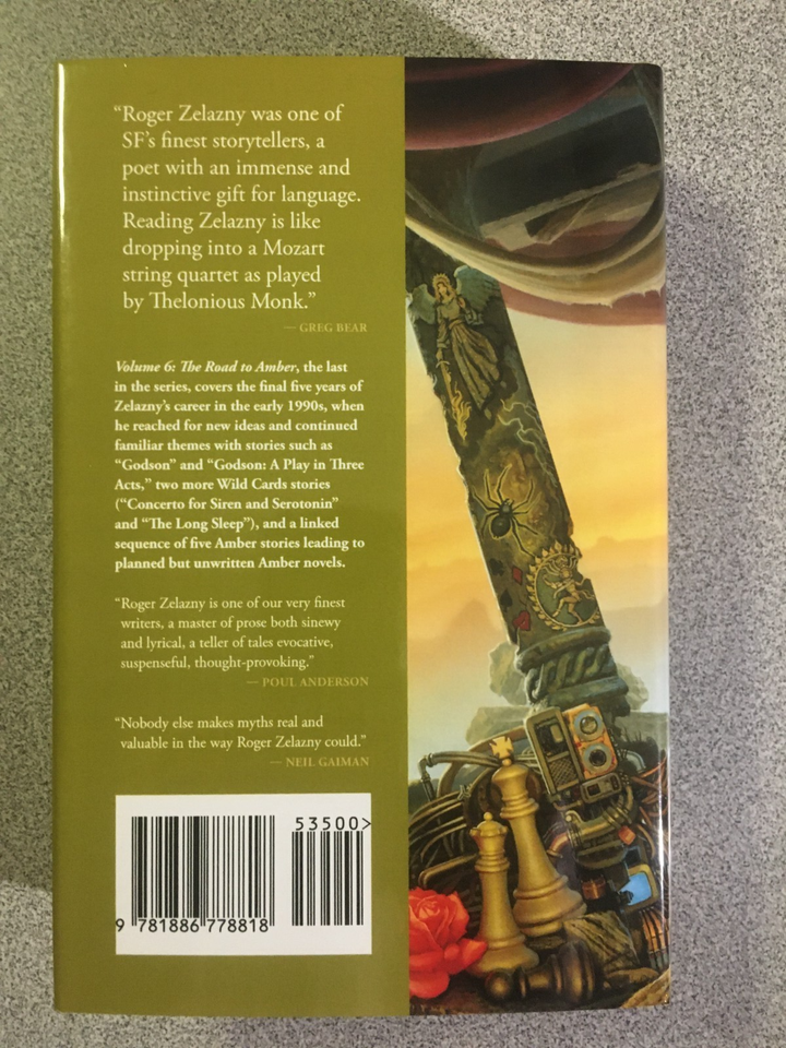 Complete Set: Collected Stories of Roger Zelazny Volumes 1-6, NESFA ...
