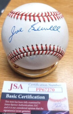 Autographed JOE SEWELL Official American League Baseball with JSA COA ...