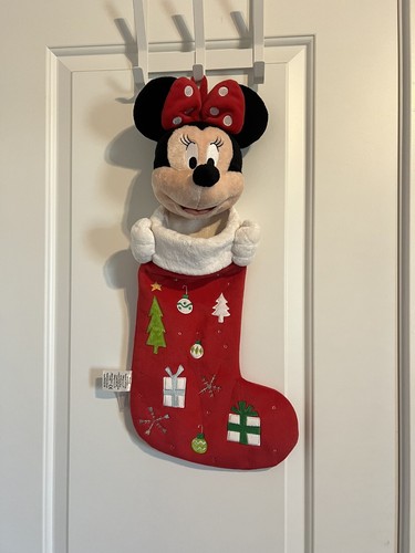 Minnie Mouse Christmas Stocking Plush Disney Store 22" | eBay