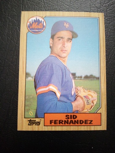 1987 Topps Sid Fernandez (print error card) NR Mint! | eBay