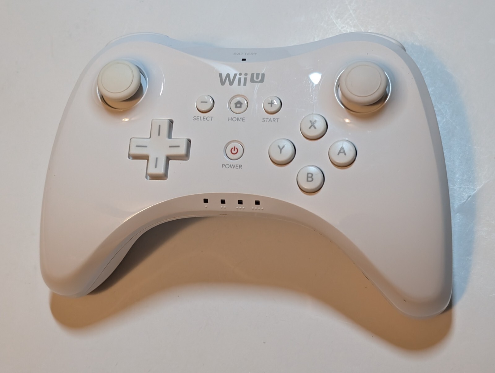 Official Nintendo Wii U Wireless Pro Controller White WUP-005 ...