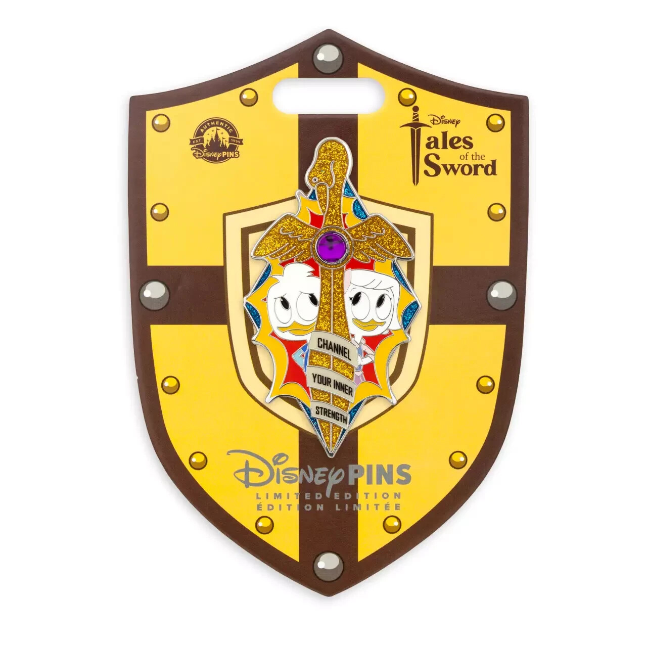 Dewey and Webby Jumbo Pin DuckTales Tales of the Sword Limited Edition ...
