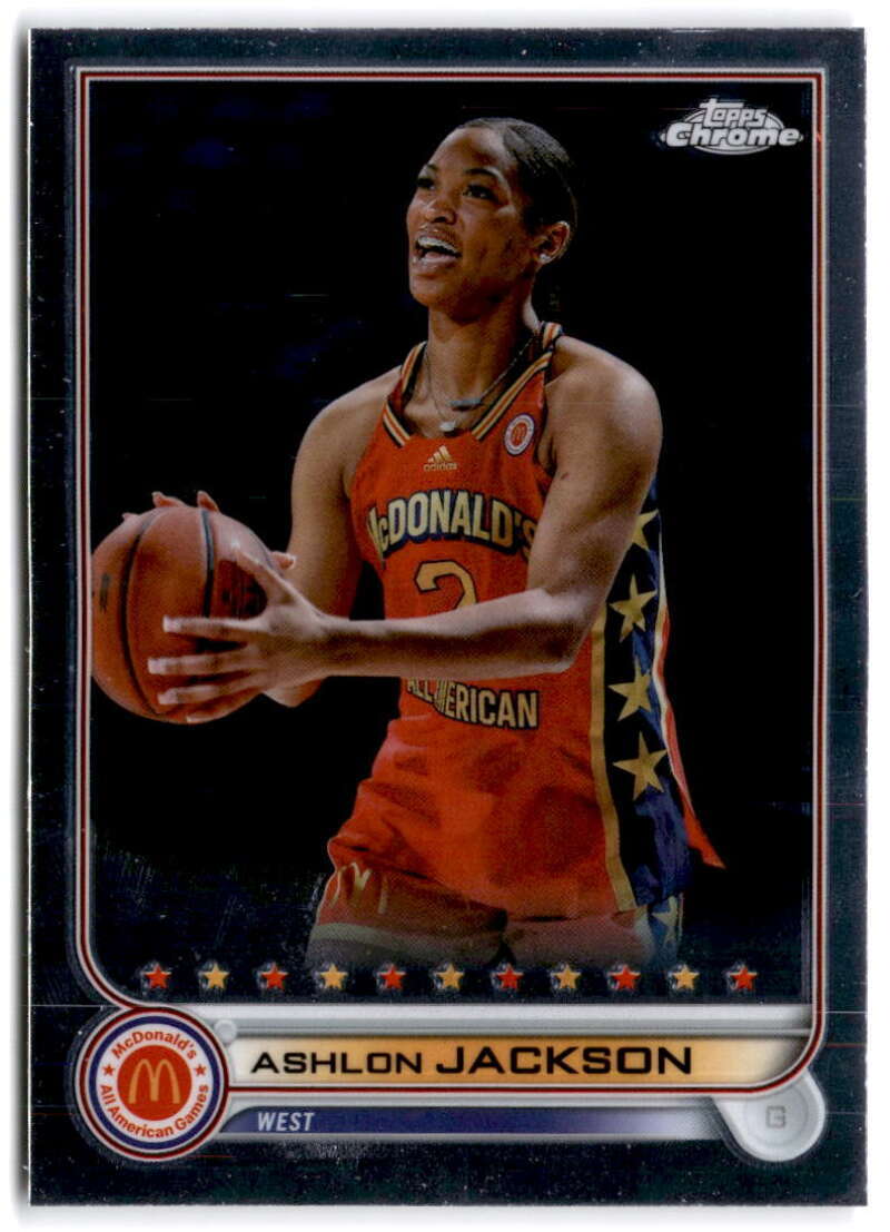 2022 Topps Chrome McDonald's All-American #43 Ashlon Jackson West ...