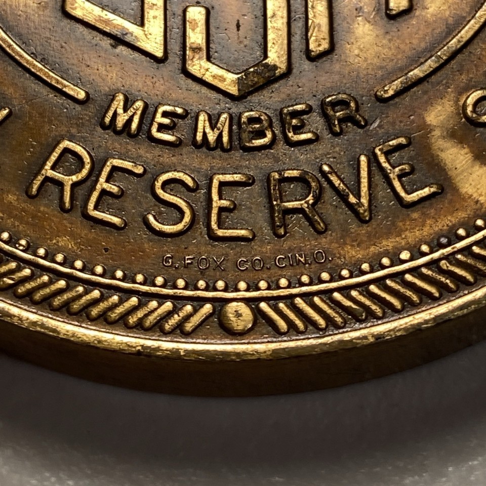 Bank Of Detroit - Federal Reserve System Member Bronze Medal G. Fox Co ...