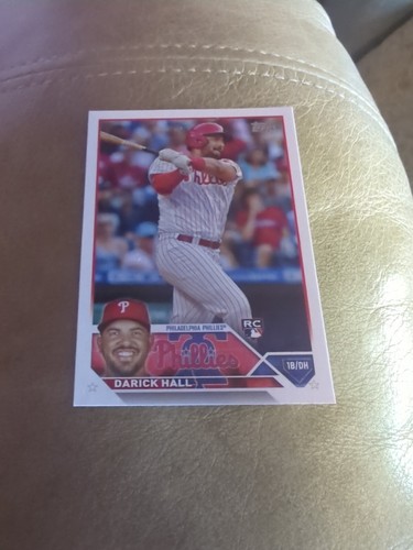2023 Topps Series 1 Darick Hall Base Rookie RC Philadelphia Phillies ...