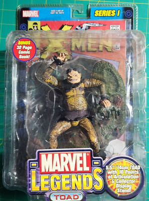 VINTAGE RARE Toad Marvel Legends Series 1 6" Action Figure 2002 NIB dc ...