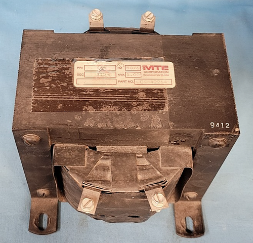 MTE CORP TRANSFORMER M/N: C1-42214 PRI: 440V SEC: 115V Hz: 50/60 | eBay
