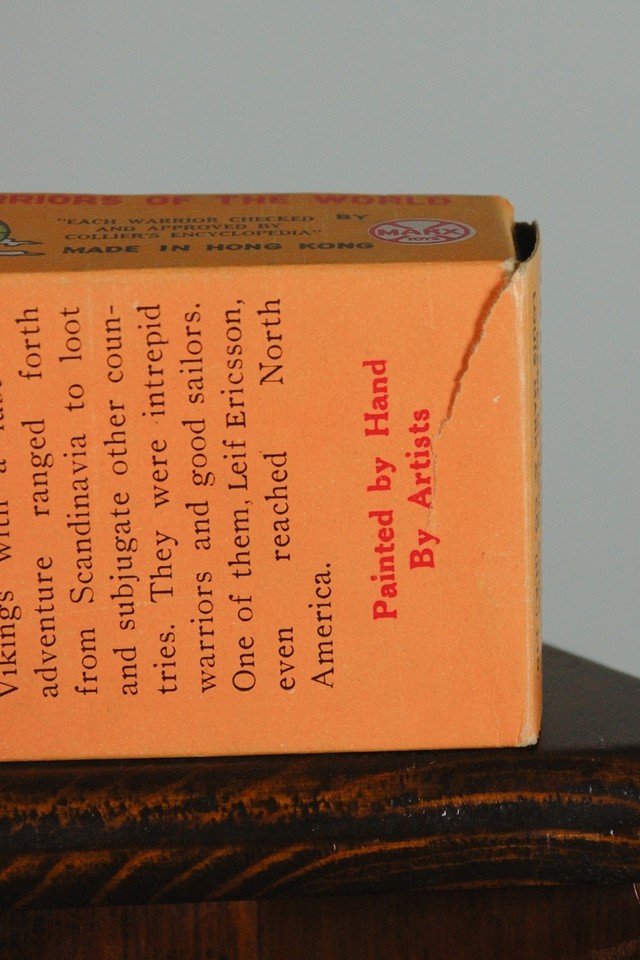 Vintage 1960s Warriors of the World Marx THORFINN Vikings Action ...