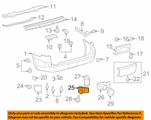 89341-33140-A3 Toyota Sensor, ultrasonic, no.2 8934133140A3, New ...