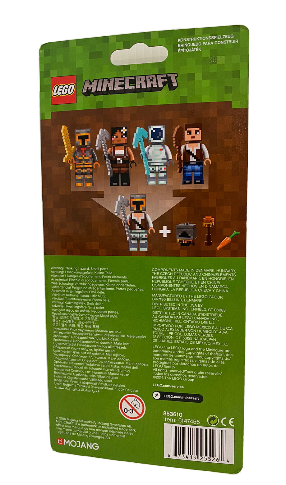 LEGO Minecraft Mini Figures Pack Set 853610 New Unopened 673419255264 ...