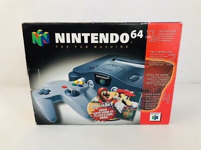 Nintendo 64 System Console Box Wal-Mart Bundle Edition With Styrofoam ...