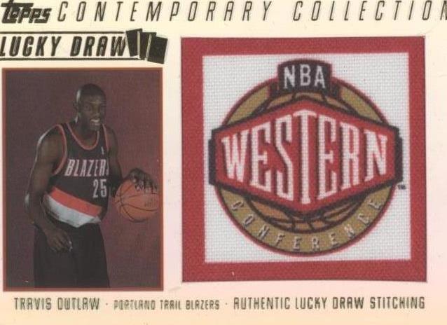 2003-04 Topps Contemporary Collection - Lucky Draw Travis Outlaw #LD21 ...