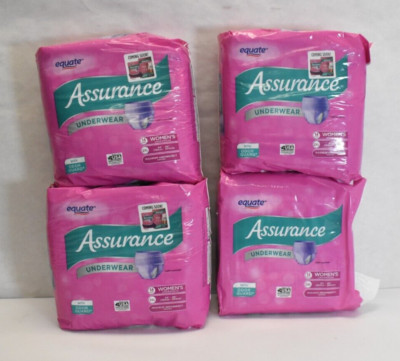 Equate Assurance Underwear Max Absorb Odor Guard Womens Size 2XL 14 ...