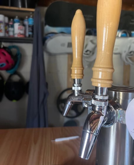 BEER TAP HANDLE KNOB WOODEN KEG TOPPER BAR PUB HOME BREWING (1 KNOB ...