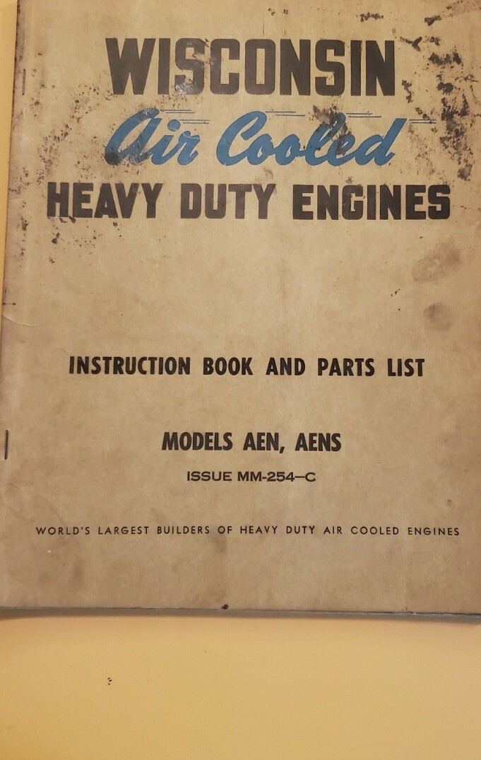 Wisconsin Engine Manual AEN AENS | eBay