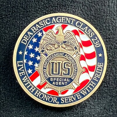 Drug Enforcement Administration DEA Challenge Coin | eBay