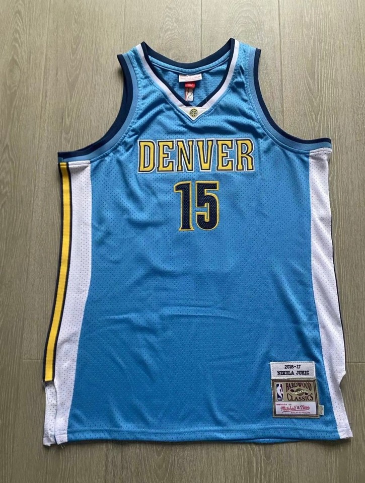 Denver Nuggets Nikola Jokic blue retro vintage basketball jersey | eBay