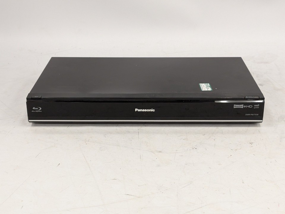 PANASONIC DMR-PWT530 Blu Ray Recorder 500GB Freeview+HD Twin Tuner HDMI ...