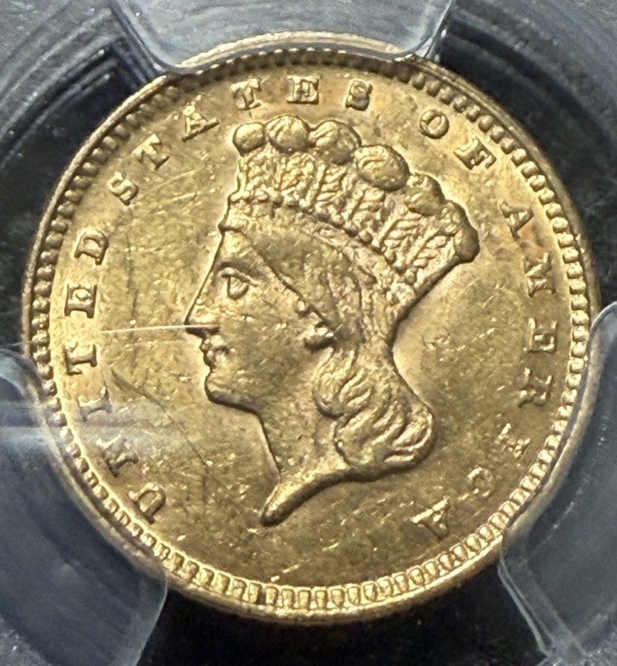 1874 Gold $1 Liberty Head PCGS AU58 – Type 3 Rare U.S. Dollar Coin | eBay