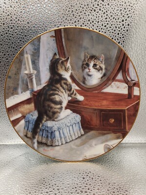 Who's The Fairest Of Them All? Frank Paton Victorian Cat Capers Plate ...