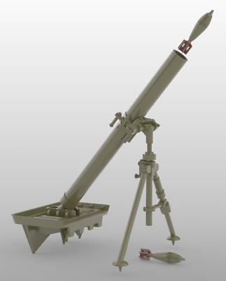 1/16 Scale Battleground US M1 81mm Mortar | eBay
