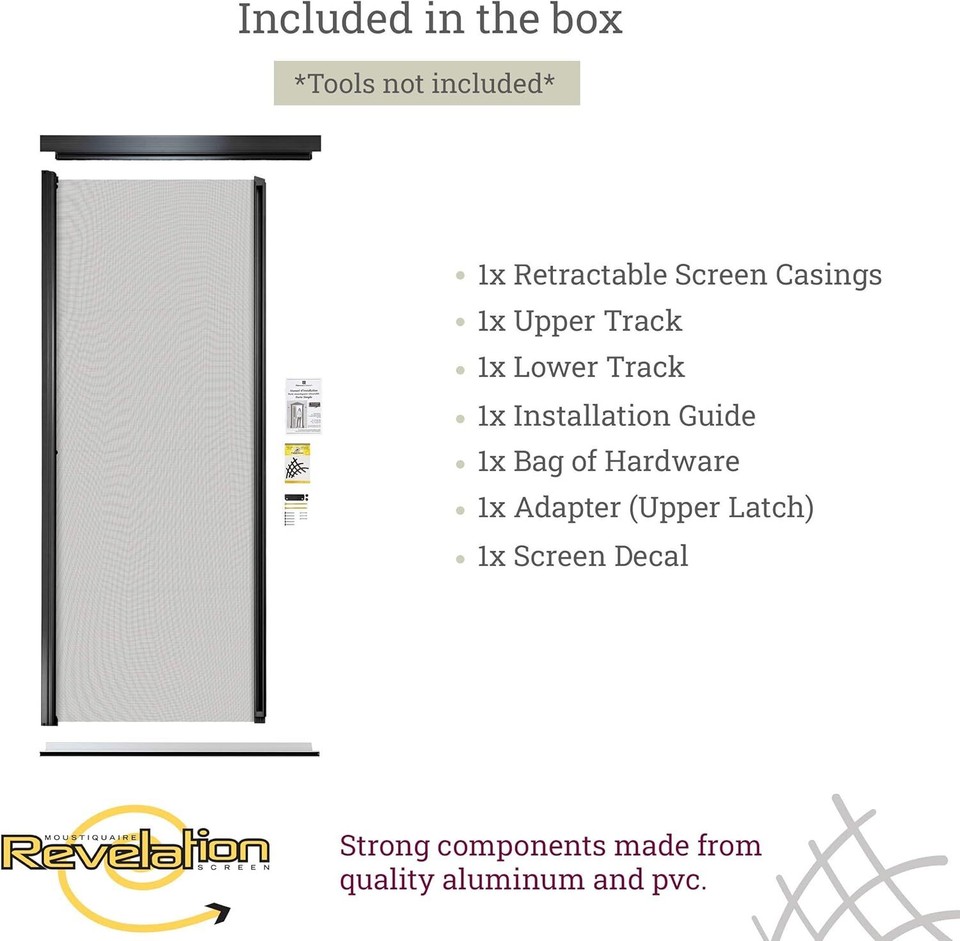 Revelation - Simple Door Retractable Screen | Durable & Strong, PVC ...