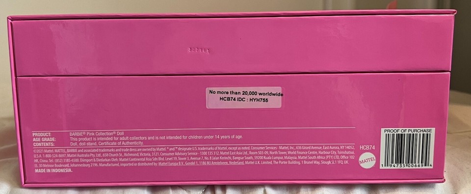 Barbie Pink Collection Doll 3 HCB74 NRFB | eBay