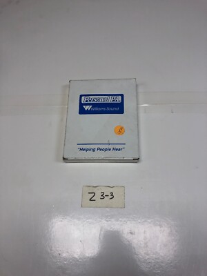 Williams Sound Personal PA Sound Amplifier System FM Receiver Model R7 ...