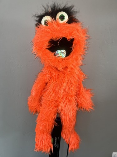 Orange Furry Monster Blacklight Puppet For Ministry school Or Church | eBay