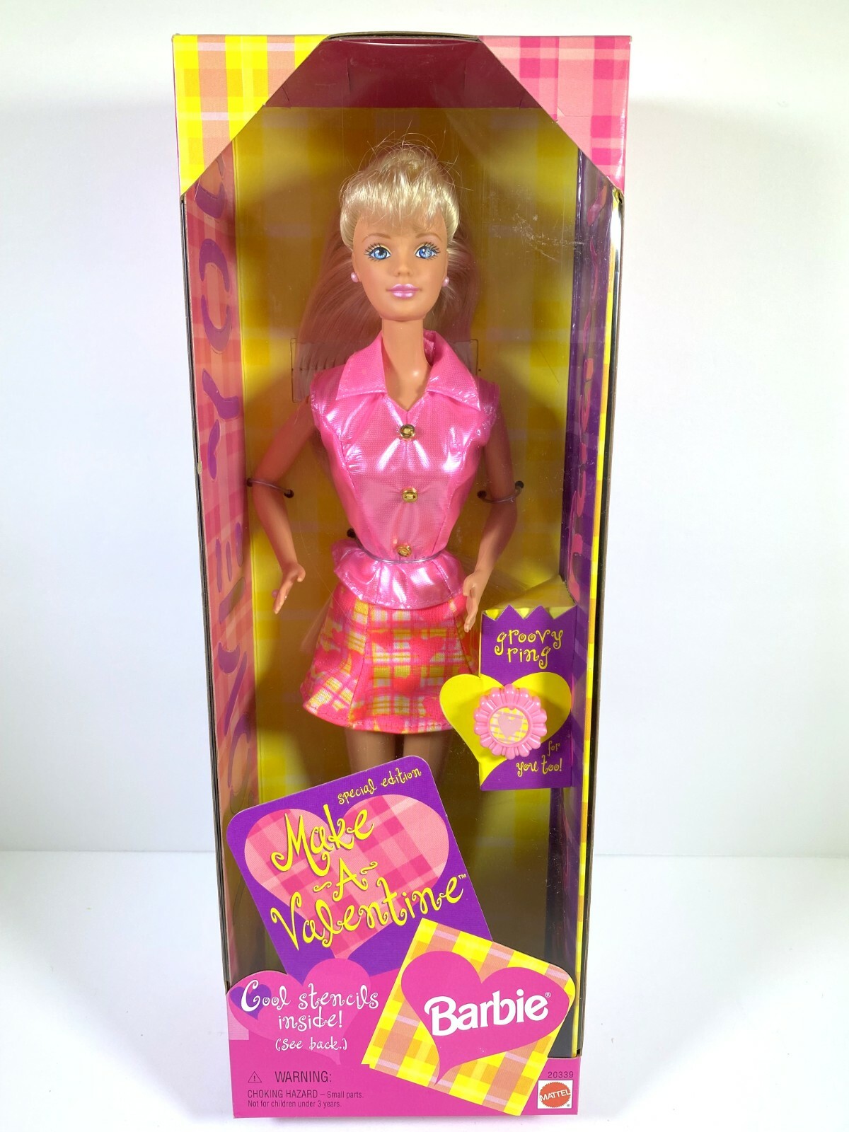 NIB BARBIE DOLL 1998 MAKE A VALENTINE DAY 20339 | eBay