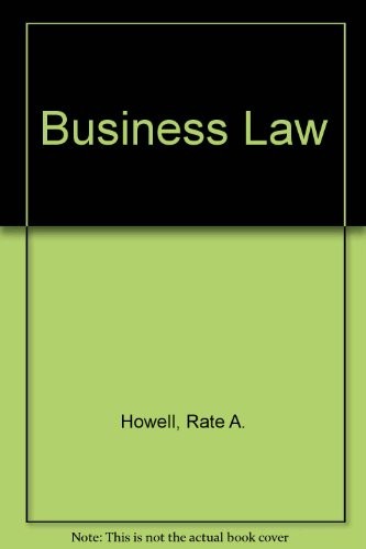 BUSINESS LAW By John R. Allison & Robert A. Prentice - Hardcover ...