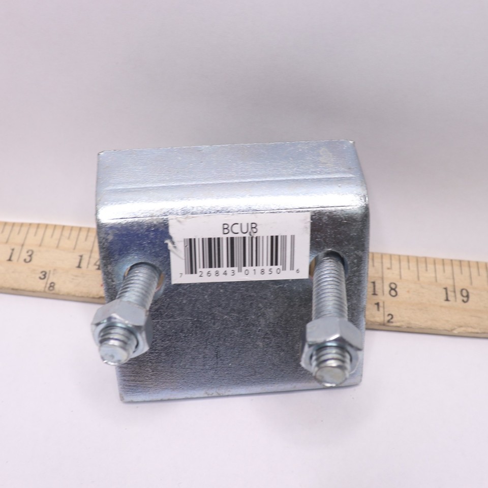 Channel to Beam Strut Clamp with U-Bolt Silver Galvanized BCUB | eBay