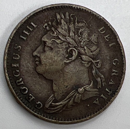 1825 Farthing | British Copper Coin | George IV | Fine Grade | a617 | eBay