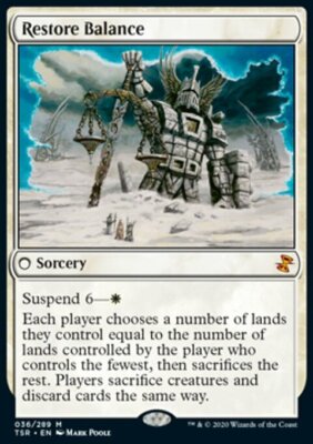 MTG Magic the Gathering Restore Balance (36/429) Time Spiral Remastered ...