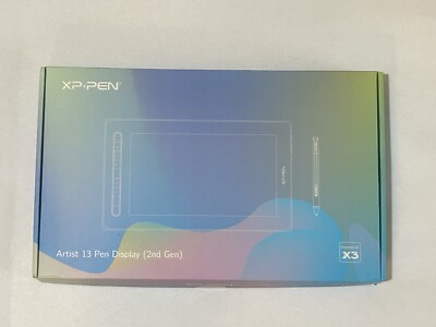XP-Pen Artist 13 2nd Pen Display Computer Graphics Tablet Screen Used ...